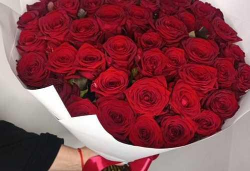 Розы красные / букет из красных роз