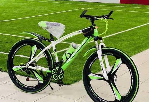 Велосипед Green на литых дисках 29R (Зеленый)
