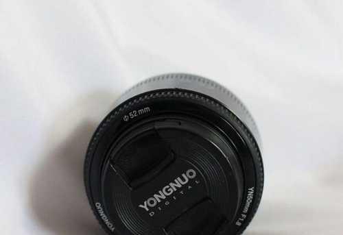 Объектив YongNuo 50mm f/1.8 Canon EF