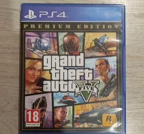 Диски на ps4 GTA5