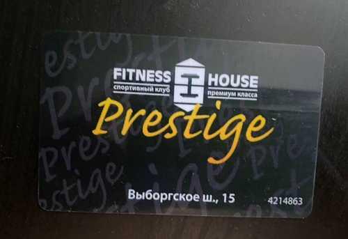 Абонемент в фитнес клуб fitness house