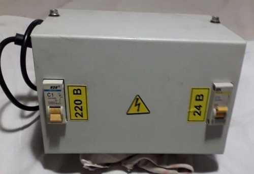 Понижающий трансформатор" с 220 В. до 24 В