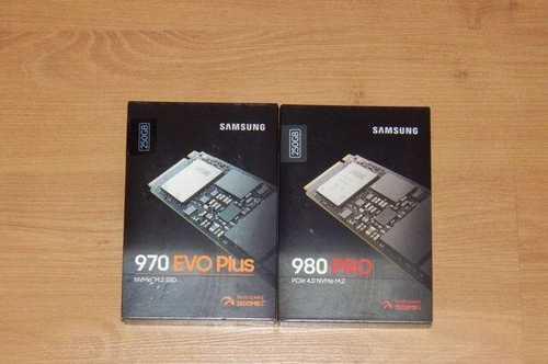Новые SSD Samsung 980 Pro и 970 Evo Plus 250Gb