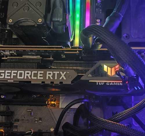 Rtx 3060 ti Asus 3 кулера (на пломбе )