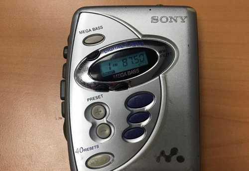 Кассетный плеер sony walkman wm-fx277