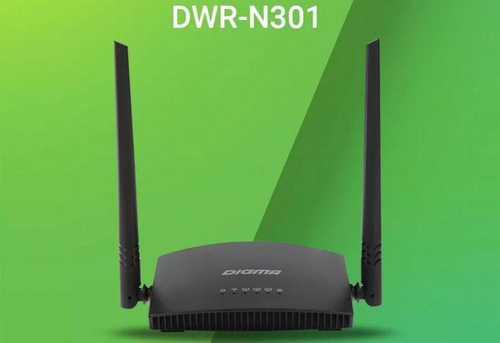 Wi fi Роутер беспроводной Digma DWR-N301