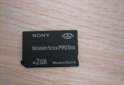 Sony memory stick pro duo 2gb