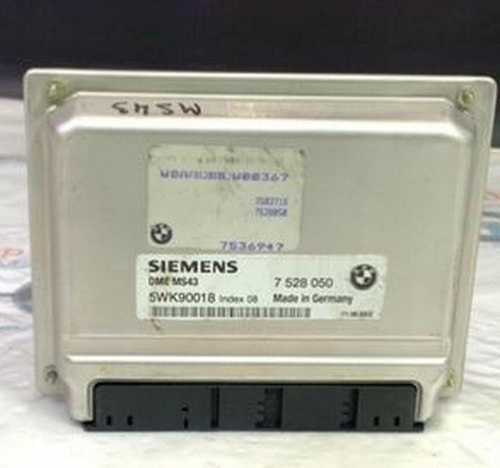 Блок управления двигателем MS 43 Bmw X5 E53 M54B30