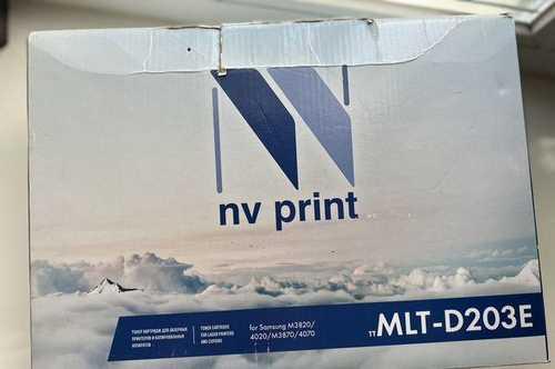 Тонер картридж NV Print MLT-D203E для Samsung