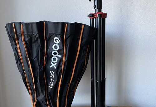 Godox софтбоксGR-P70+адаптер+стойка FEL-2900GT.O