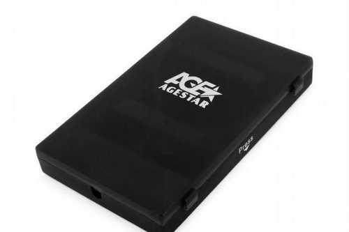 Внешний корпус 2.5" SATA HDD/SSD AgeStar subcp1 BL