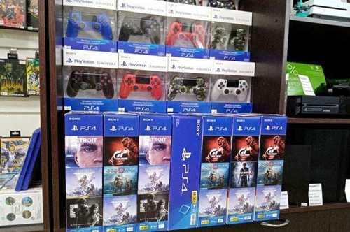 PS4 Playstation 4 sony PS4 PRO + игры fifa22 mk11