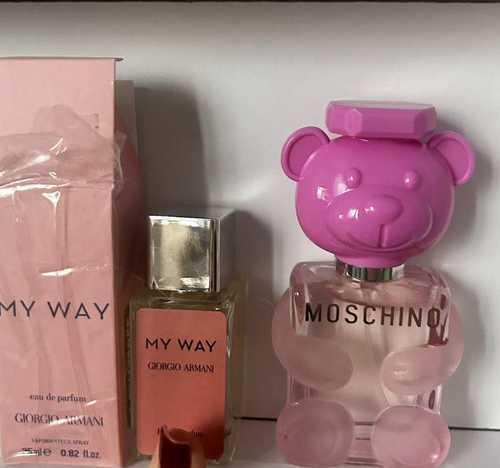 Духи пакетом my way moschino bubble gum