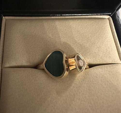 Кольцо Chopard Happy Hearts Green