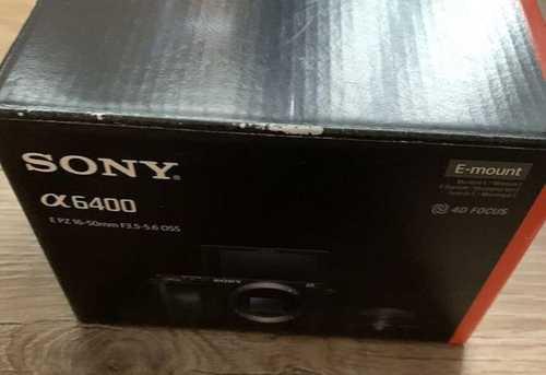 Цифровой фотоаппарат Sony Alpha A6400 kit 16-50mm
