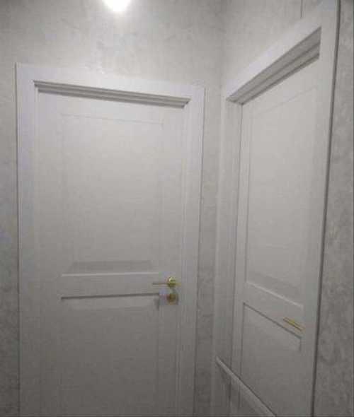 Дверь межкомнатная Аккорд Софт Тач белый, Экошпон