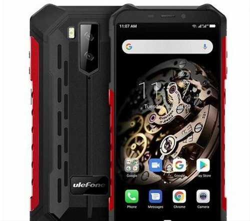 Ulefone Armor X5 3/32 Gb Black/Red (черный/красный