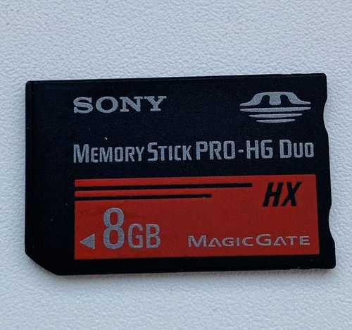 Оригинальная карта Sony Memori Stick 8 гб