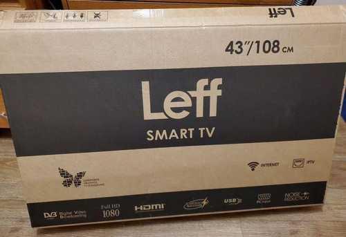 Телевизор Leff 43 smart tv новый