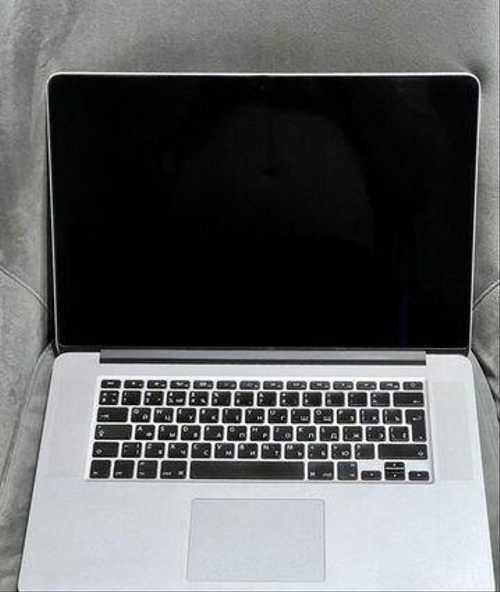 Apple MacBook Pro 15 2015 (не исправен, без SSD)