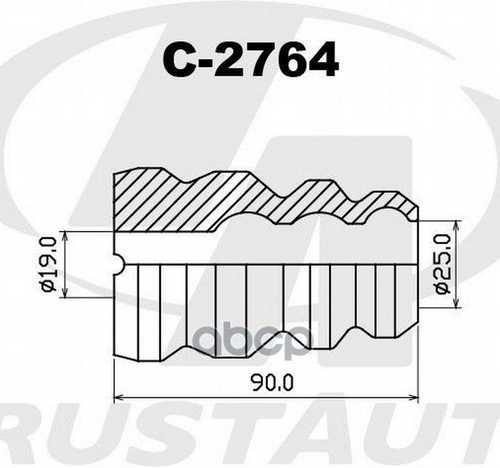Пыльник-отбойник амортизатора trustauto