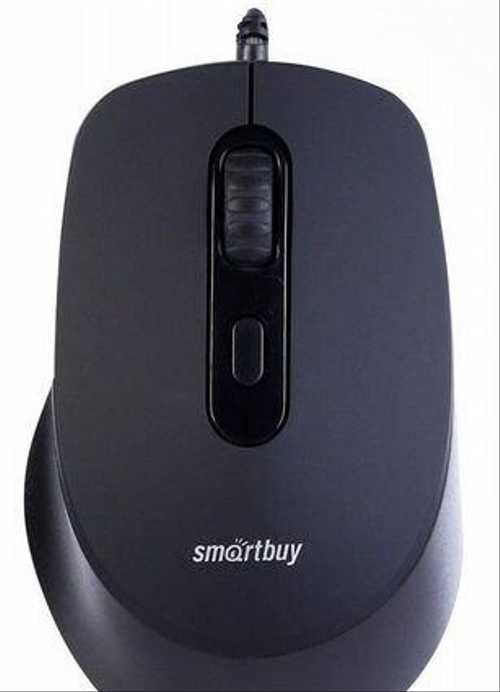 Проводная мышь SmartBuy беззвучная ONE 265 черная