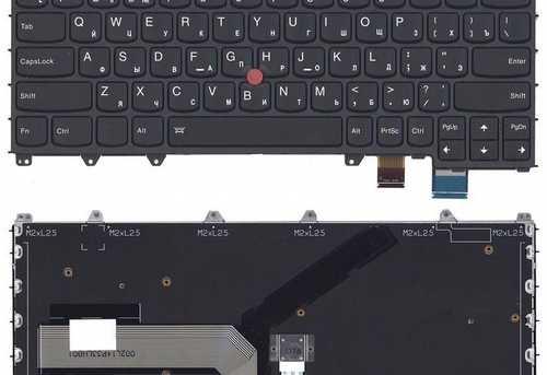 Клавиатура для Lenovo Yoga 260 с черной рамкой