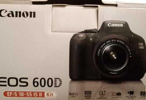 Упаковка для фотоаппарата Canon EOS 600 D