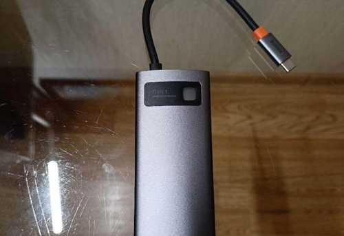 USB hub Baseus 5-в-1 4K 60Гц PD 100вт