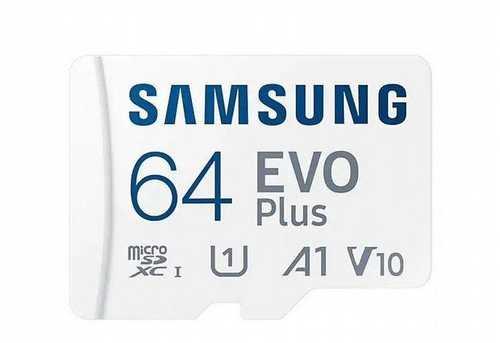 Карта памяти microsdxc Samsung EVO Plus 64 Gb 130M