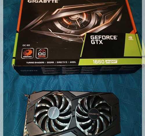 Видеокарта Gigabyte Geforce gtx 1660 super OC 6gb