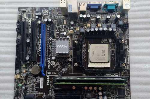 Комплект S-AM2+ GF7025+Athlon ii X2 250+DDR2 4Gb