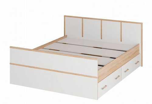 Новая кровать без матраса 1,4х2 Сакура белая