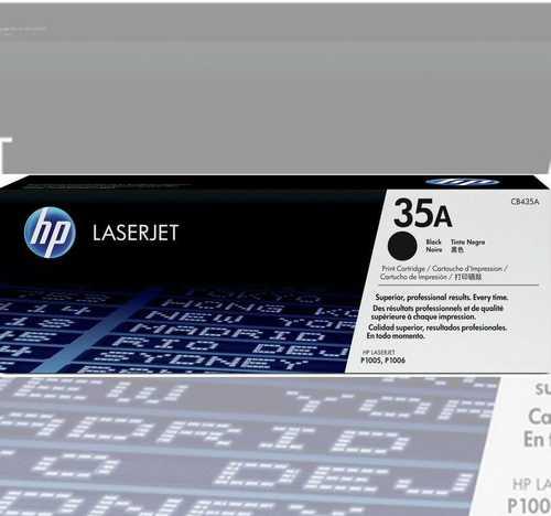 HP CB435A 35A Black Картридж лазерный