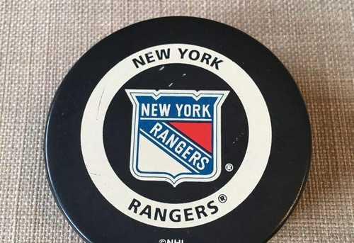NHL хоккейная шайба NY Rangers