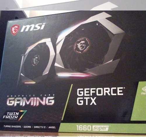 Видеокарта MSI GeForce GTX 1660 Super Gaming X