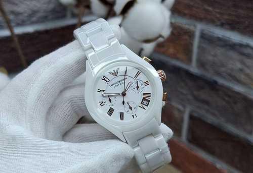 Керамические женские часы Emporio Armani lux