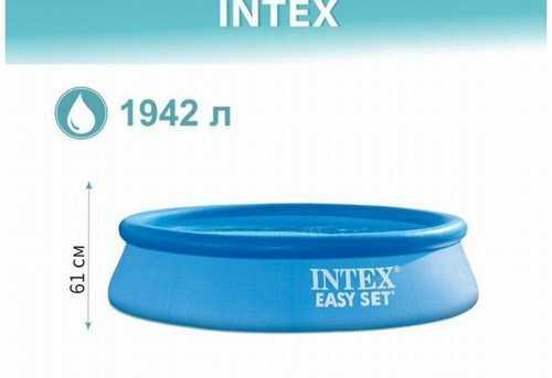 Надувной бассейн 244х61 см intex 28106