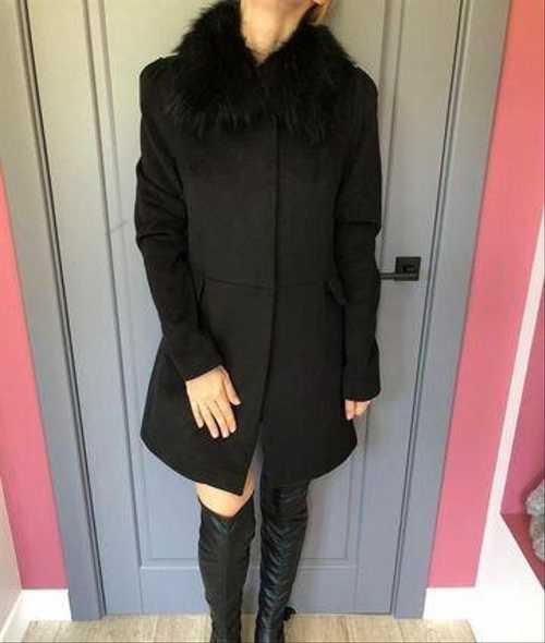 Пальто женское черное Gizia