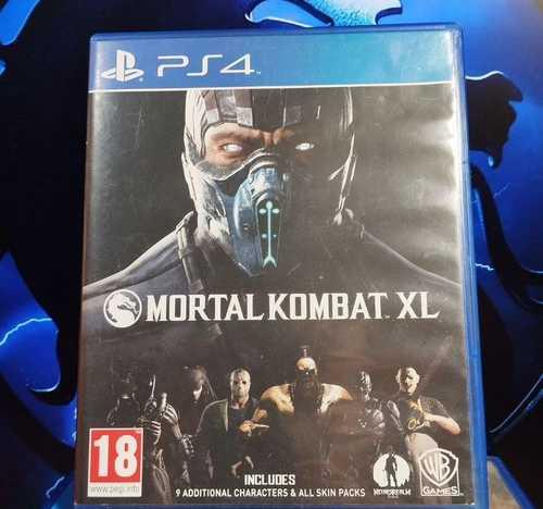 Mortal Kombat XL диск ps4