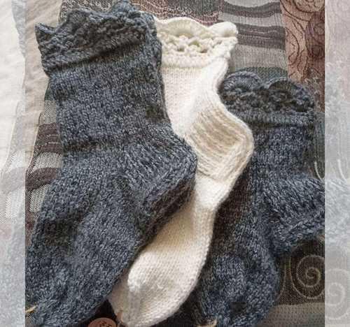 Носки вязаные ручной работы женские