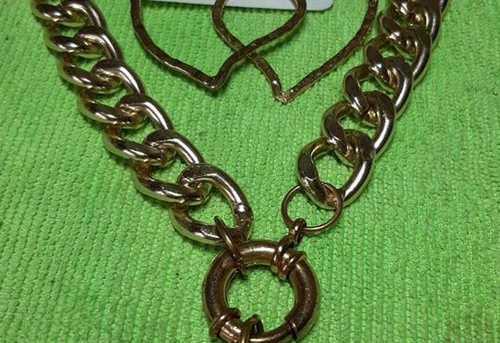 Комплект колье ожерелье и серьги