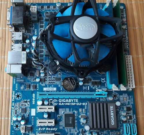 Gigabyte GA-H61M-D2-B3 IntelPentium G840 4Gb DDR3