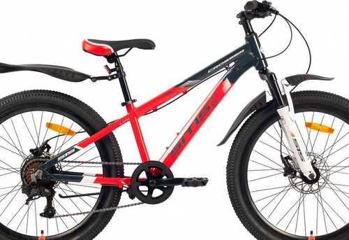 Велосипед sitis crosser HD 24" (2023) Grey-Red-Whi