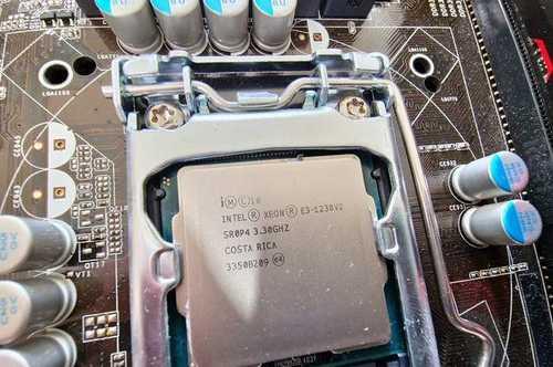 LGA-1155) Xeon e3 1230V2 (аналог Core i7-3770)
