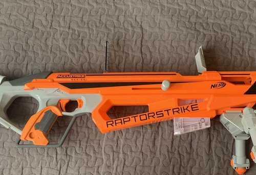 Винтовка бластер Nerf Raptorstrike и жилетка