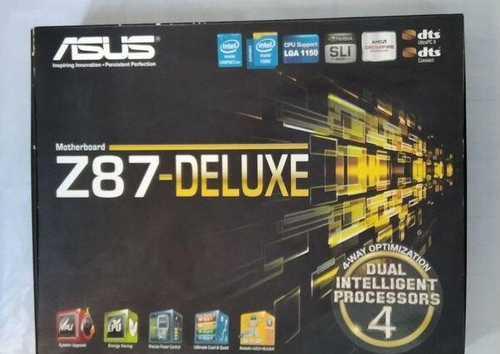 Материнская плата asus Z87-deluxe