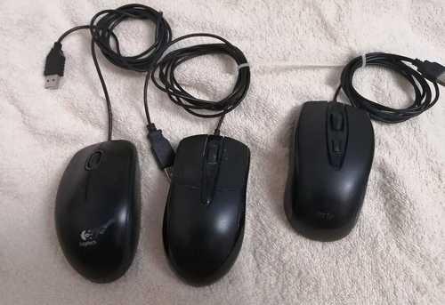 Мыши компьютерные 3 шт