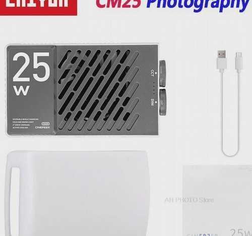 Zhiyun CM25 светодиодный карманный светильник для фотосъемки