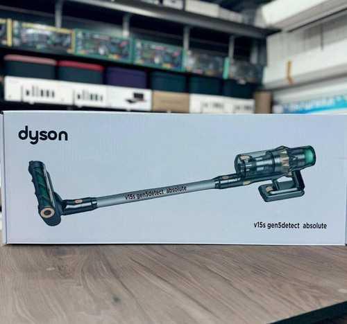 Пылесос dyson V15S gen5 detect absolute серебро